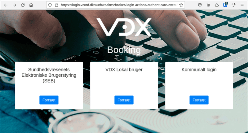 Keycloak loginflow - MedCom