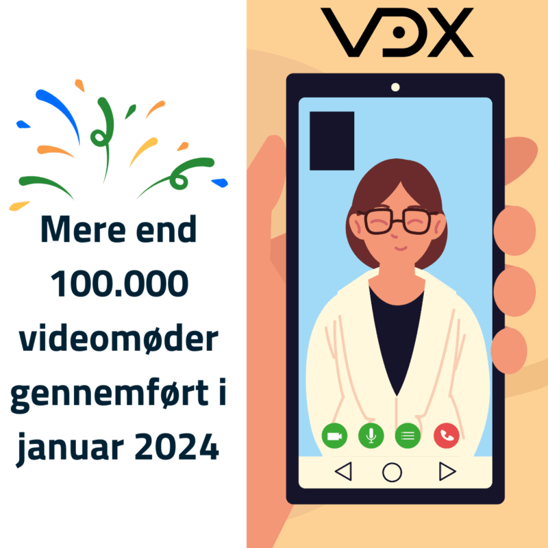 Videoknudepunktet (VDX) har slået egen rekord i januar 2024 - MedCom